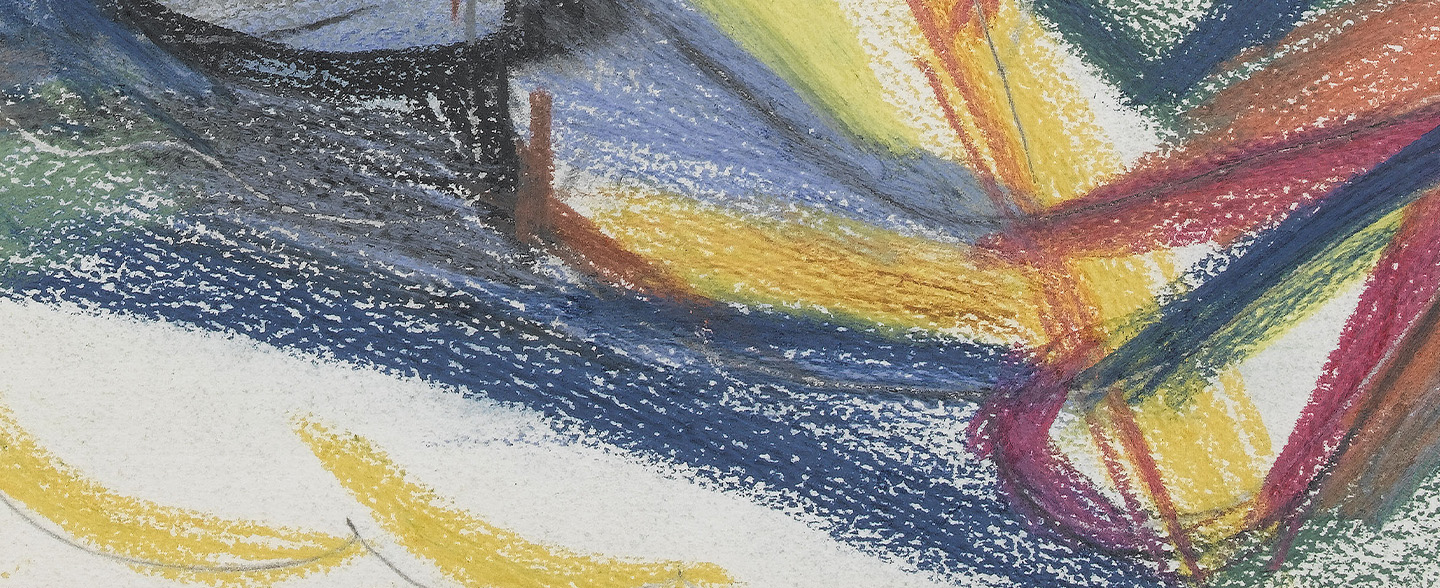 Étude pour l'Aubade : femme nue étendue les bras derrière la tête ...